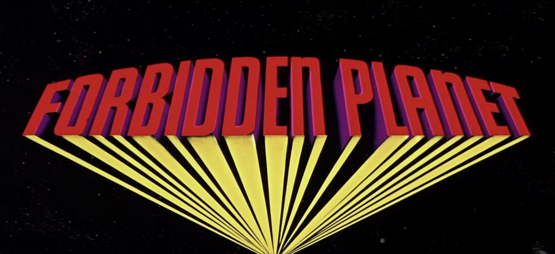 Forbidden Planet title card